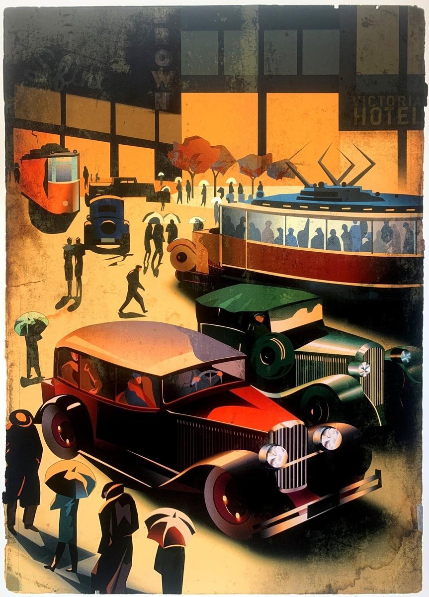 Danuta Dabrowska-Siemaszkiewicz, New York City Broadway, serigrafia in ...