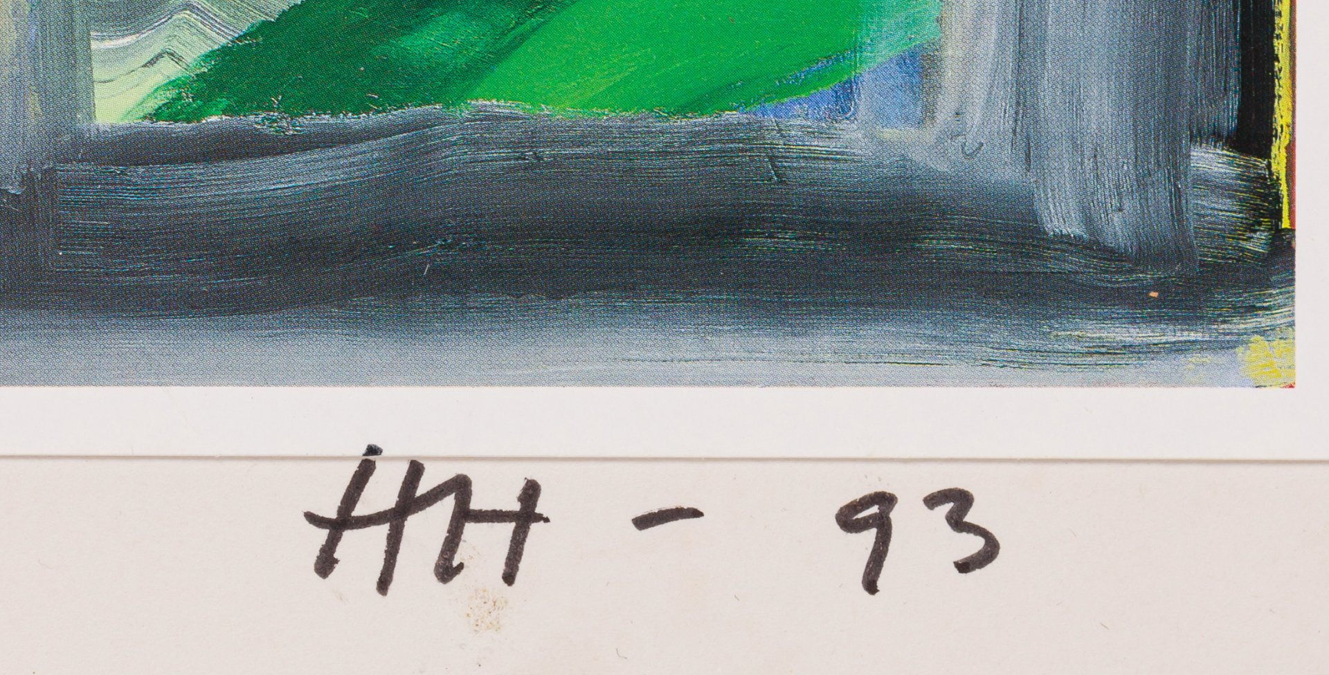 Howard Hodgkin, Rain, 1980s, Oil on Paper for sale at Pamono