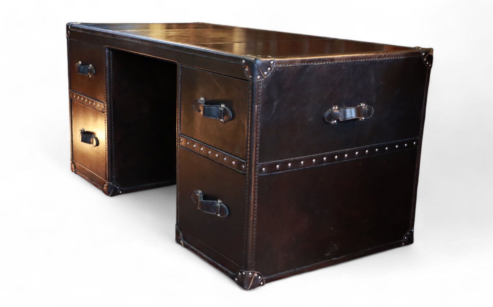 Halo Stoneyhurst Mayfair Leather Desk by Timothy Oulton, 2010s for sale ...
