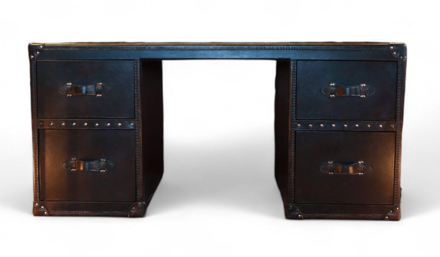 Halo Stoneyhurst Mayfair Leather Desk by Timothy Oulton, 2010s for sale ...