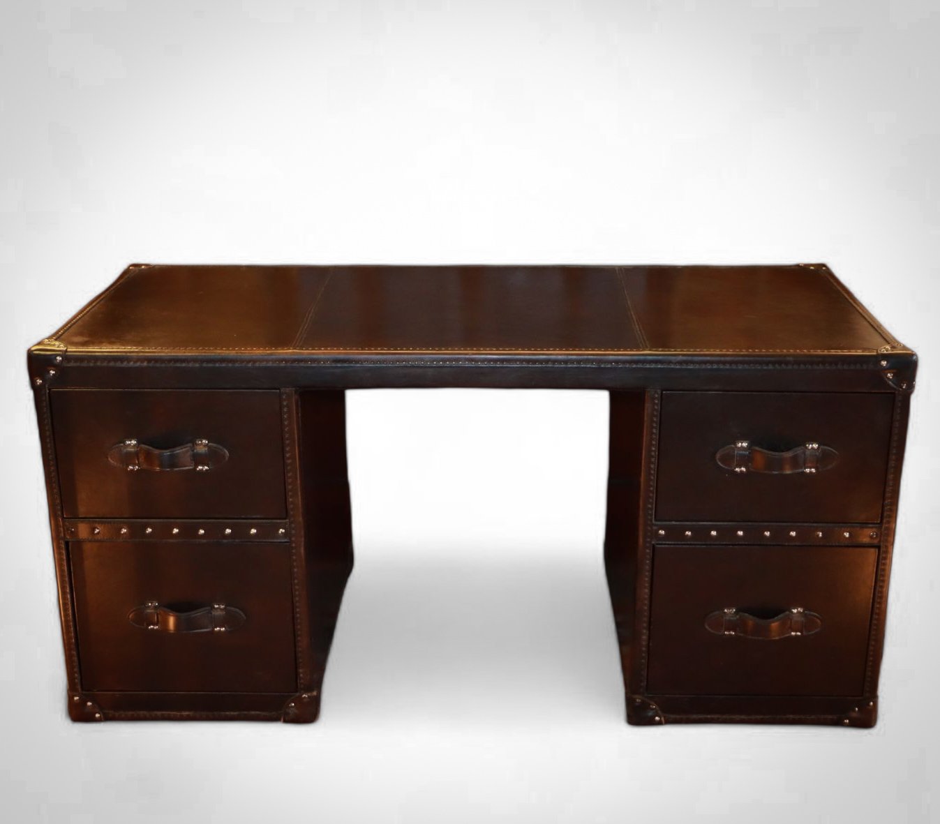 Halo Stoneyhurst Mayfair Leather Desk by Timothy Oulton, 2010s for sale ...