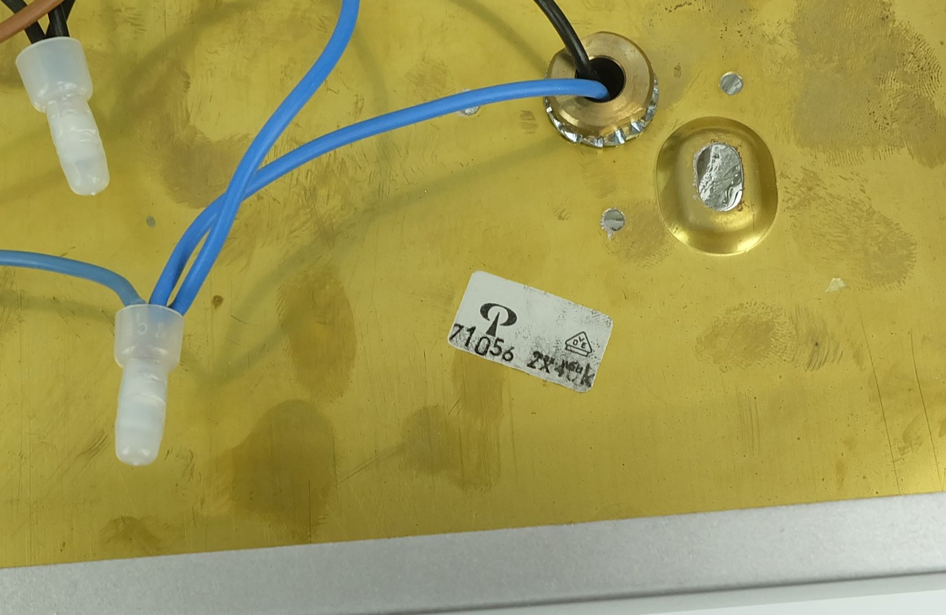 Vintage Sconce with Two Glass Cubes from Peill & Putzler, 1960s for ...