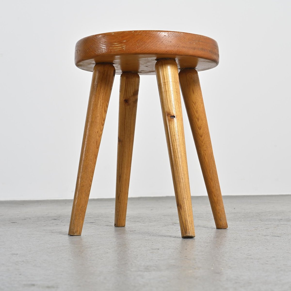 Vintage French Stools by René Martin, 1960s, Set of 2 for sale at Pamono