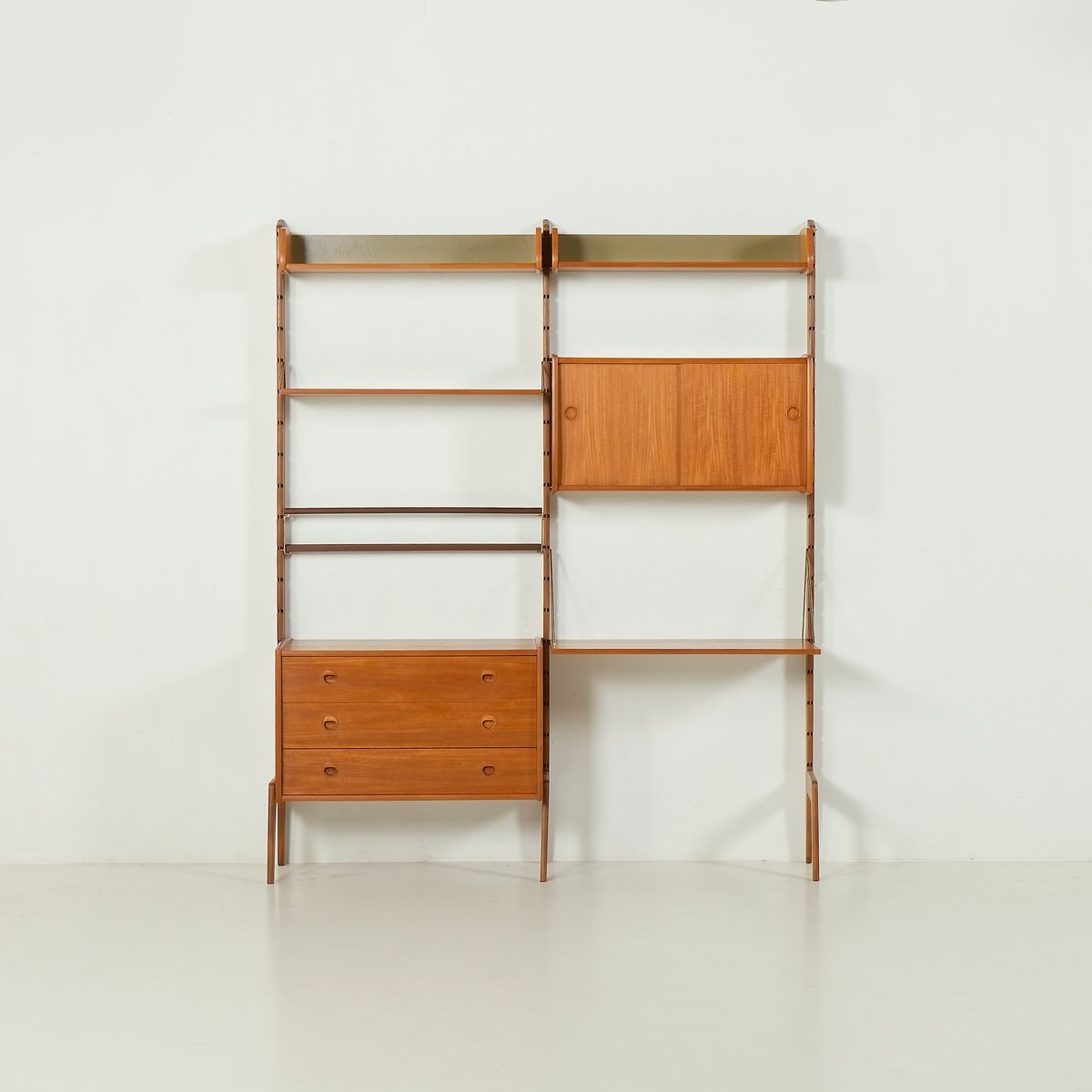 Scandinavian Model Ergo Freestanding Wall Unit with Desk, 1960s for ...