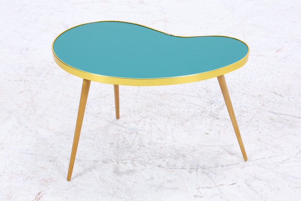Vintage Kidney-Shaped Table, 1960s for sale at Pamono