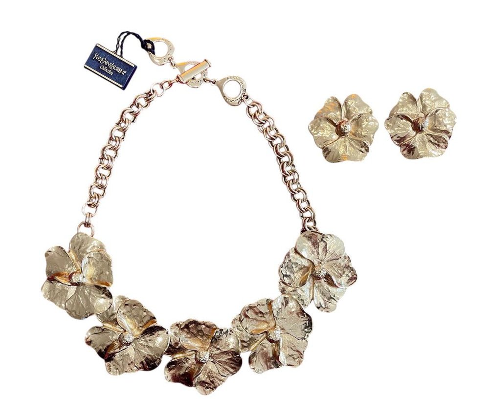 Pansy Set from Yves Saint Laurent, Set of 3 for sale at Pamono