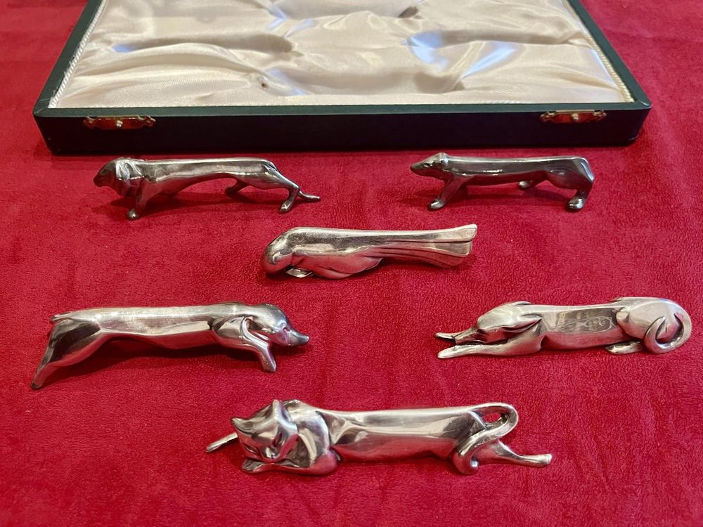 Knife Rest Set from Christofle, Set of 6 for sale at Pamono