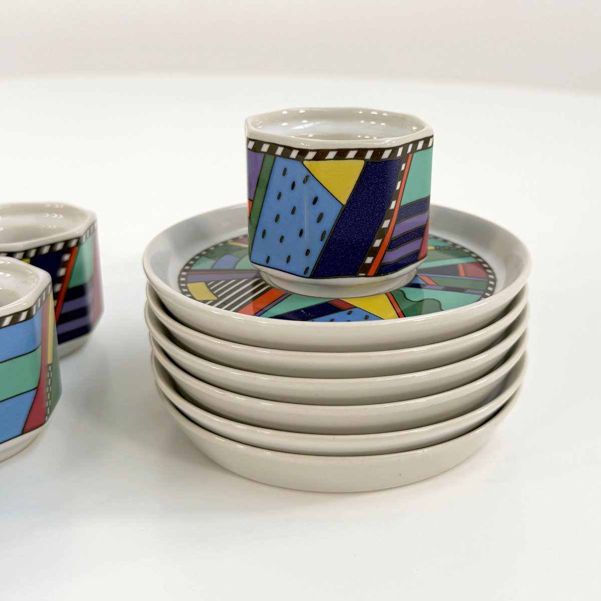 Metropol Espresso Cups and Saucers by Barbara Brenner for Rosenthal ...