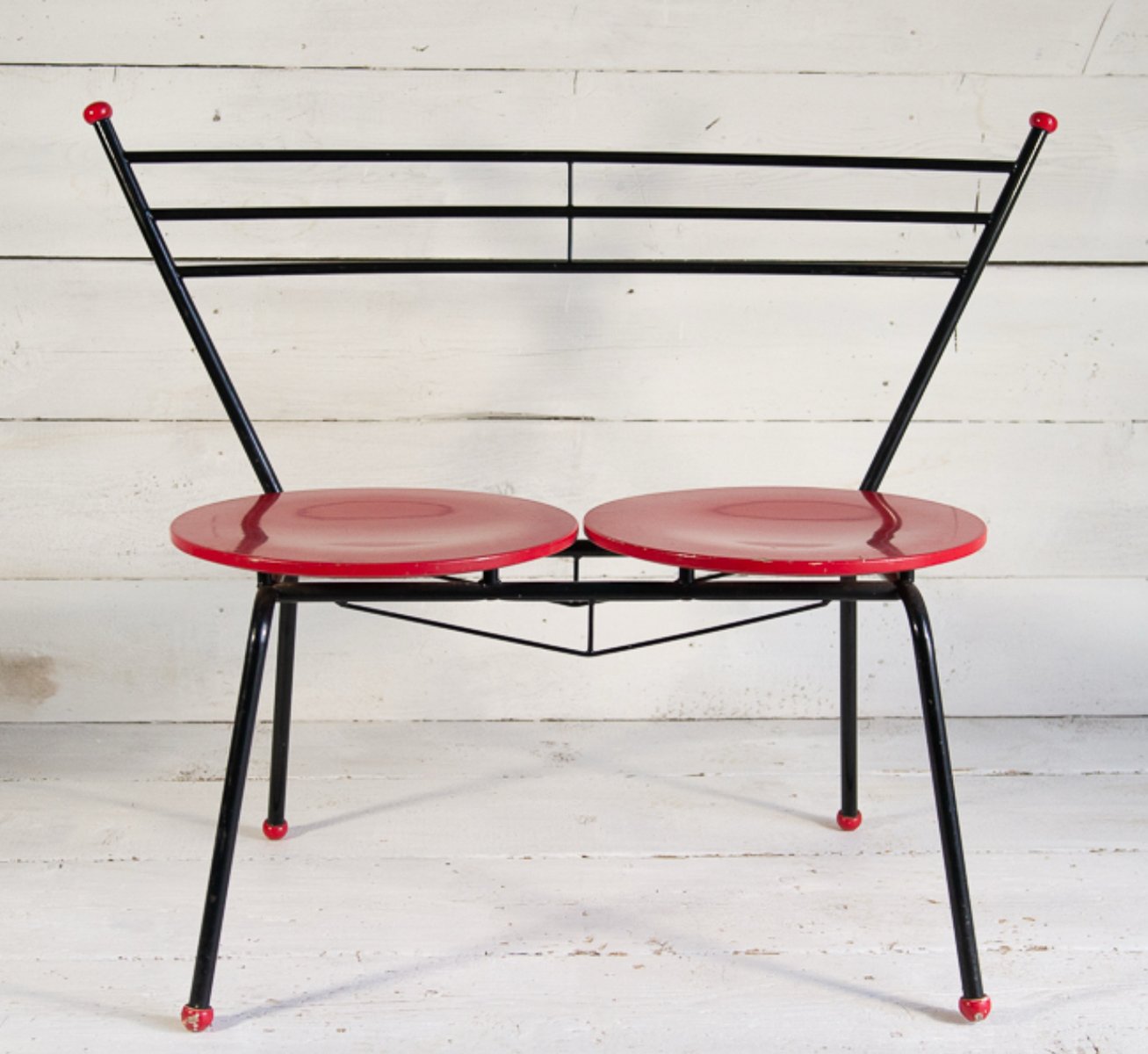 Space Age Double Seat Bench, 1960s for sale at Pamono