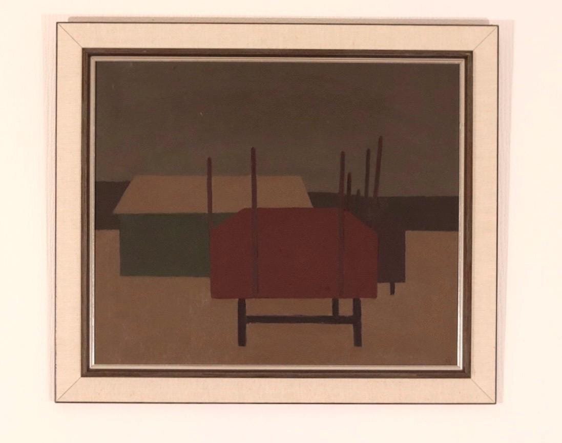 Arne Olsson, Partition, 1960s, Oil & Acrylic on Canvas, Framed for sale ...