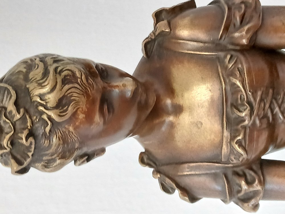 Eutrope Bouret, The Broken Pot, 1860, Bronze for sale at Pamono