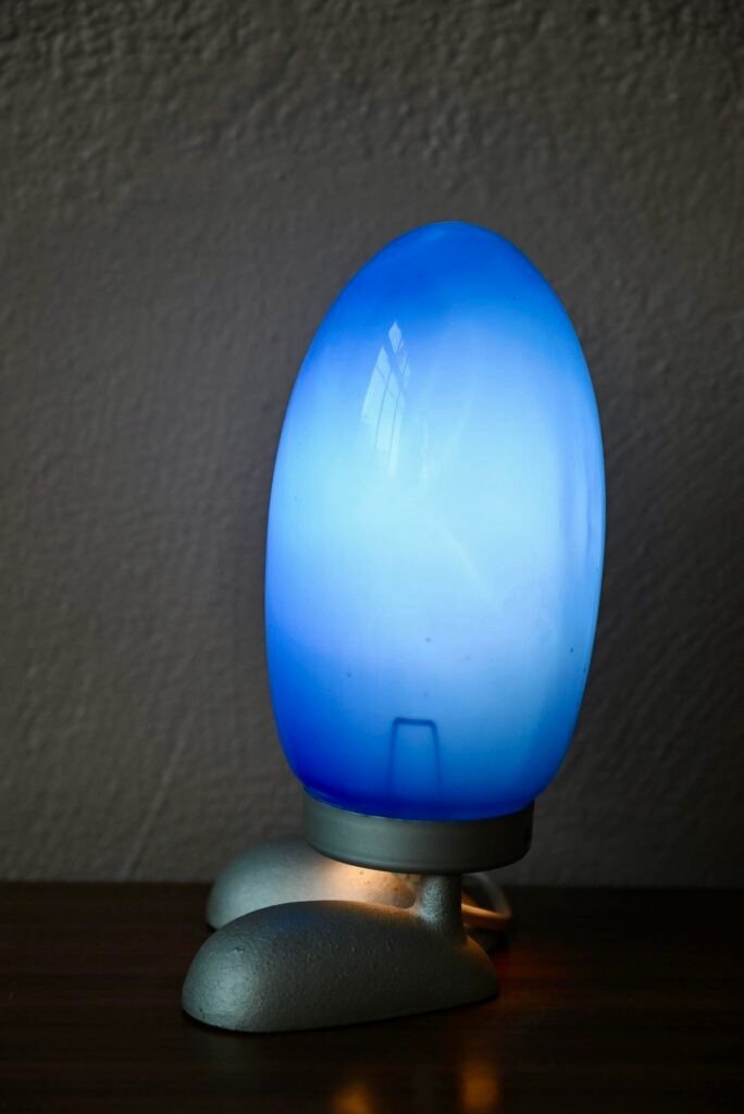 Blue Lamp Night Light by Tatsuo Konno for IKEA, 1990s for sale at Pamono