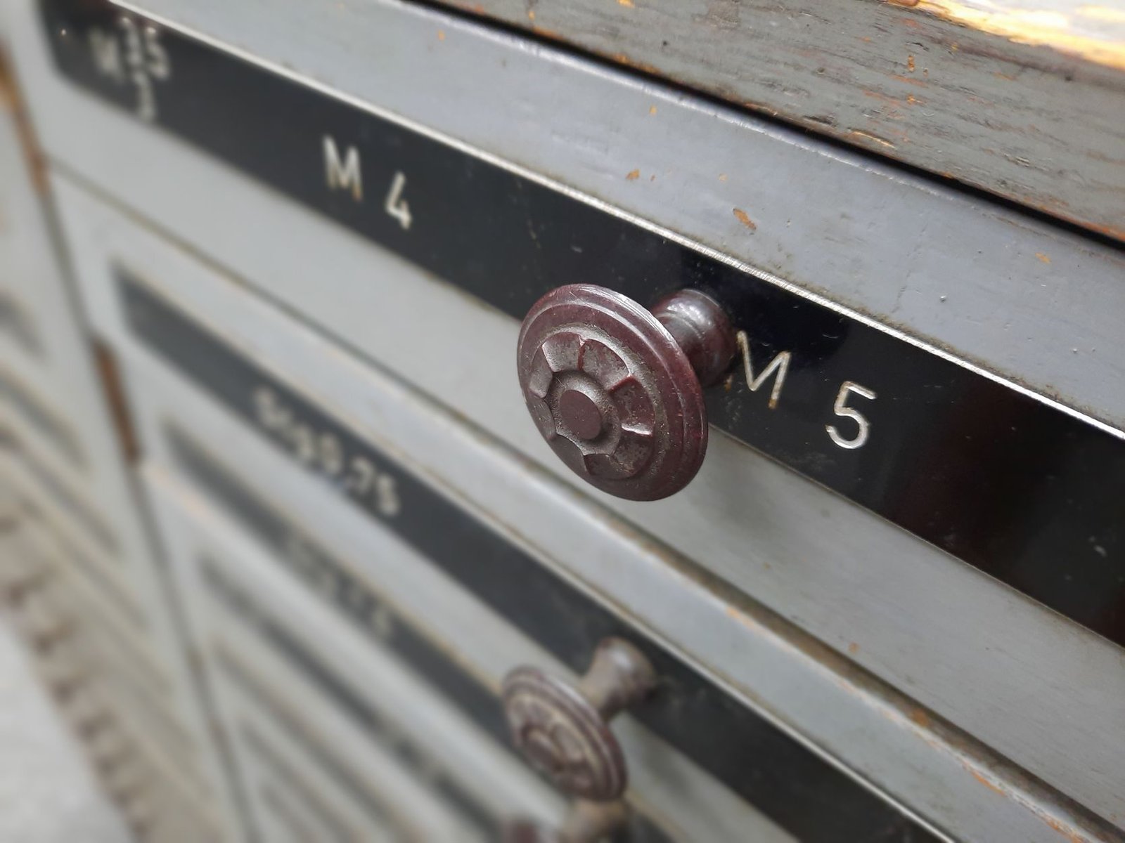Vintage Drawer Cabinet or Tool Cabinet, 1920s for sale at Pamono