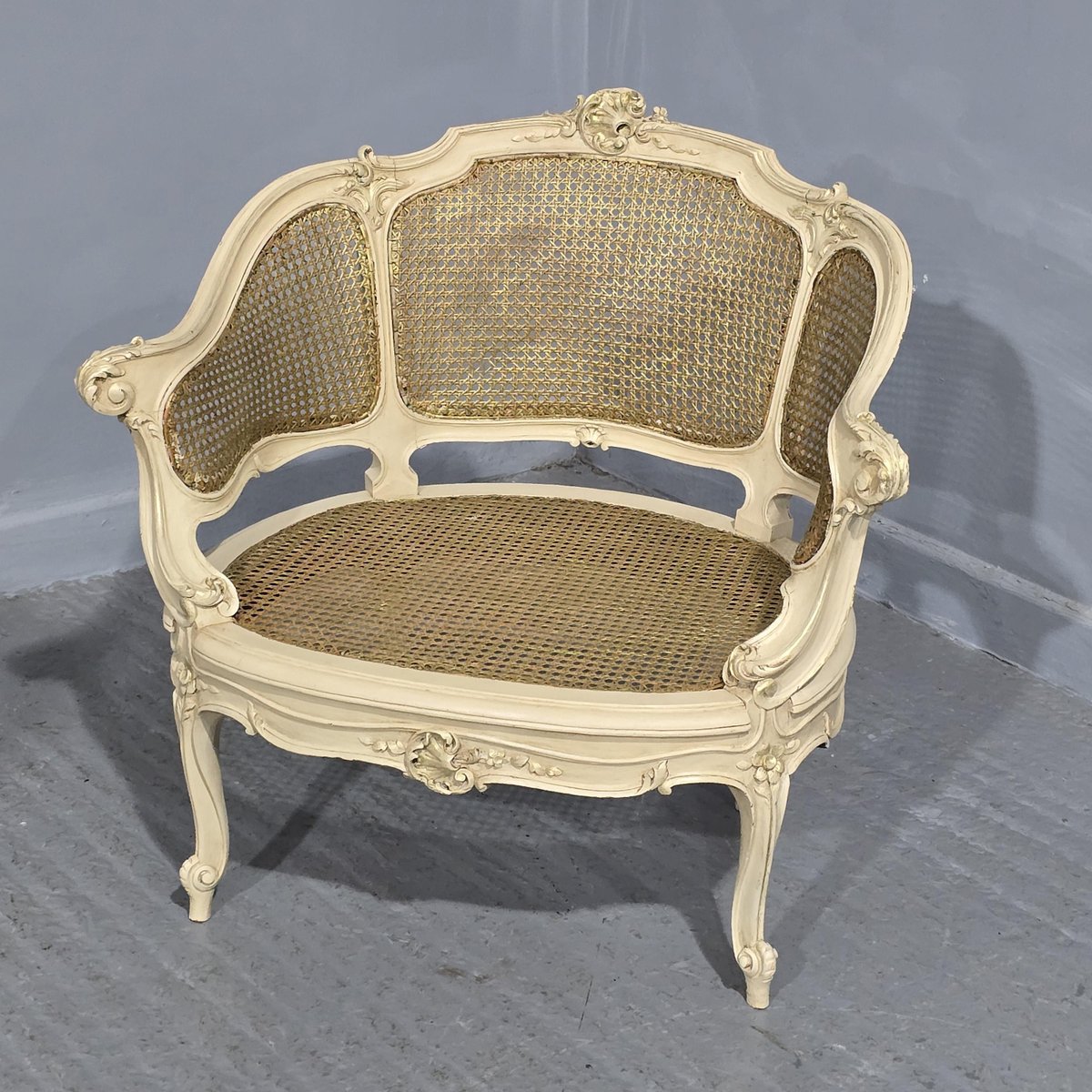 French Bergere Tub Chair, 1900 for sale at Pamono