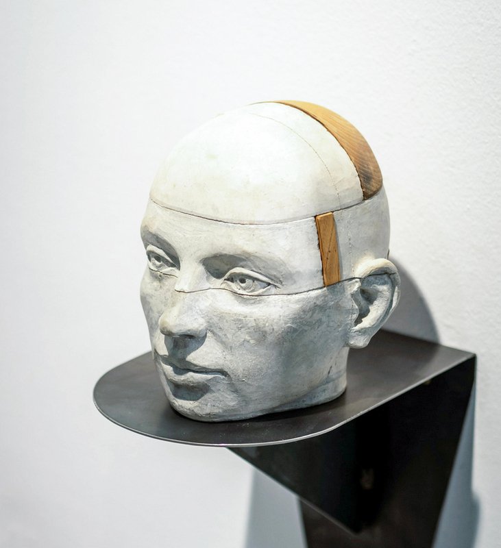 Jose Perozo, Architectural Layered Head Sculpture: Project Number Eight ...