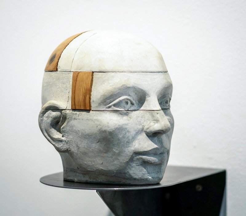 Jose Perozo, Architectural Layered Head Sculpture: Project Number Eight ...