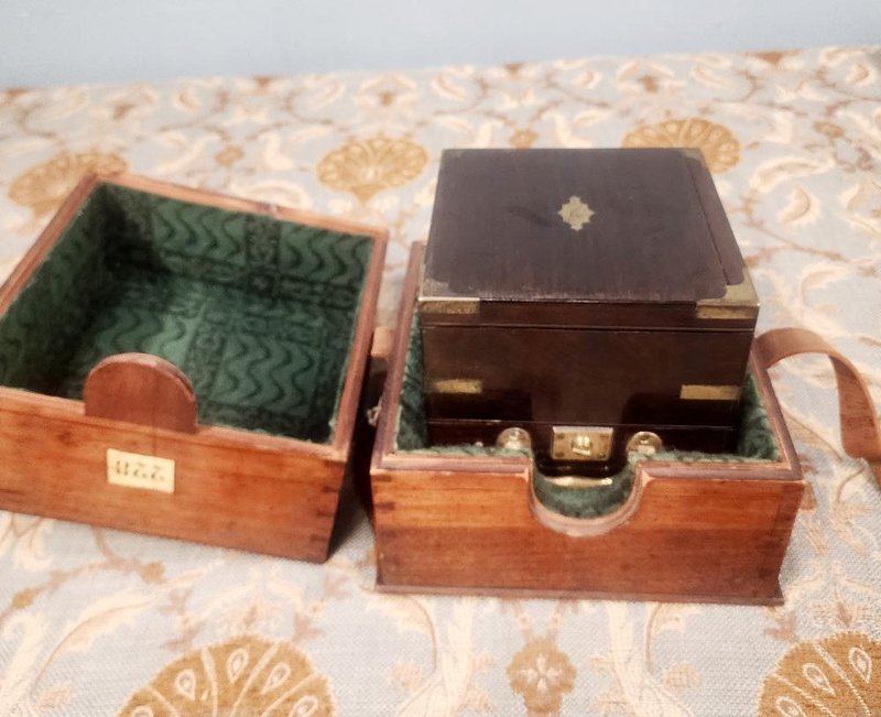 Longines Marine Chronometer Clock in Mahogany Gimbal Box, 1920 for sale ...