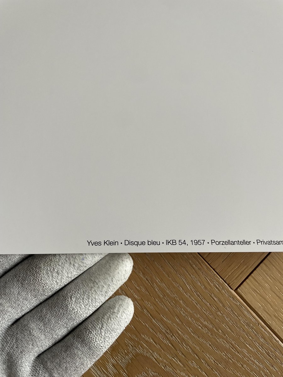 Yves Klein, Disque Bleu, Print for sale at Pamono