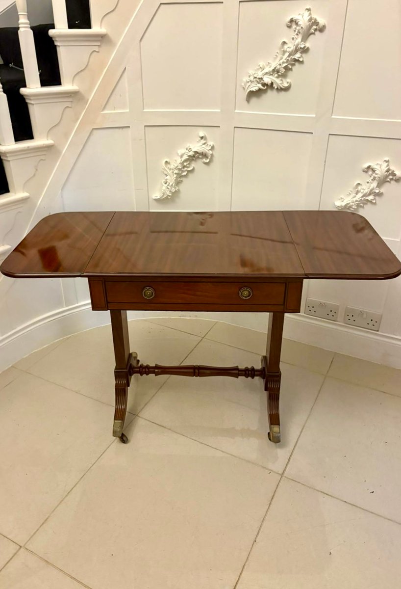 Antique Regency Freestanding Mahogany Coffee Table, 1830 for sale at Pamono