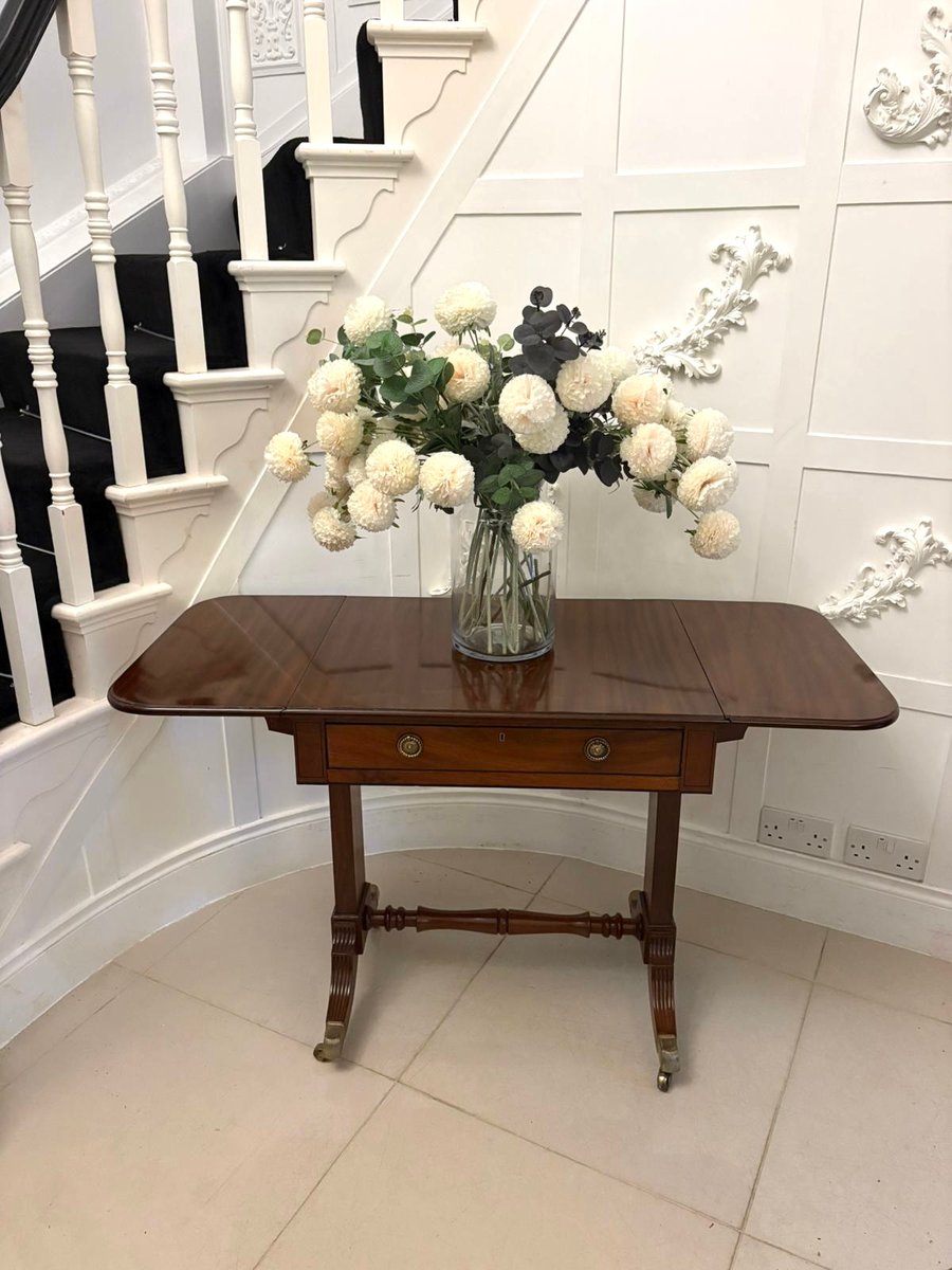 Antique Regency Freestanding Mahogany Coffee Table, 1830 for sale at Pamono