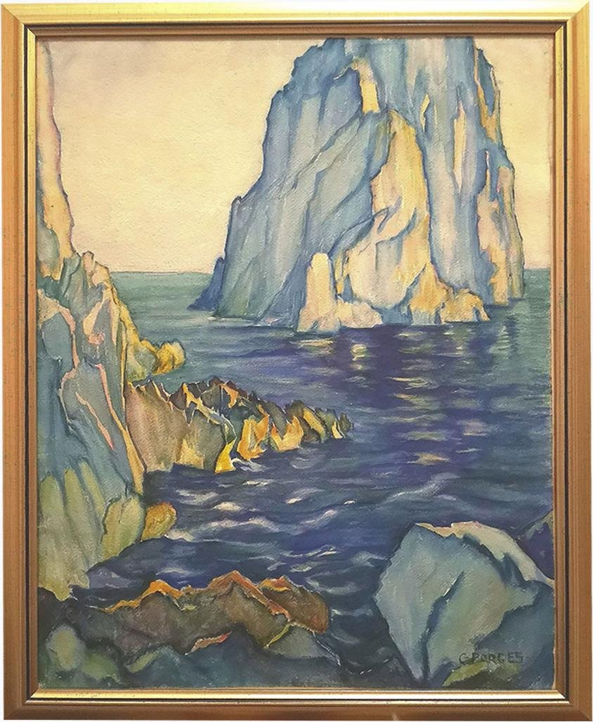 Clara Porges, Capri, 1920, Watercolor for sale at Pamono