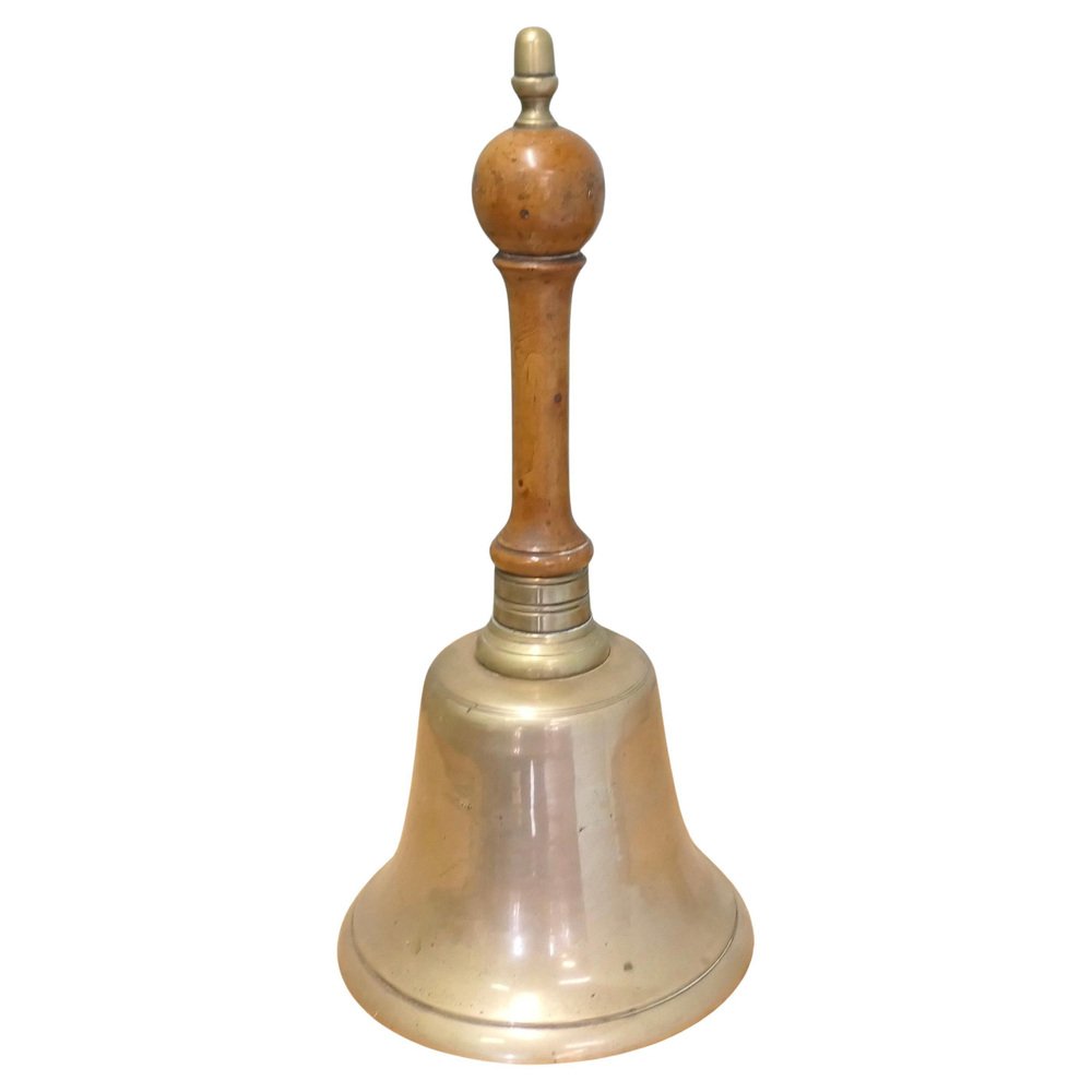 Large Brass Hand Bell for sale at Pamono