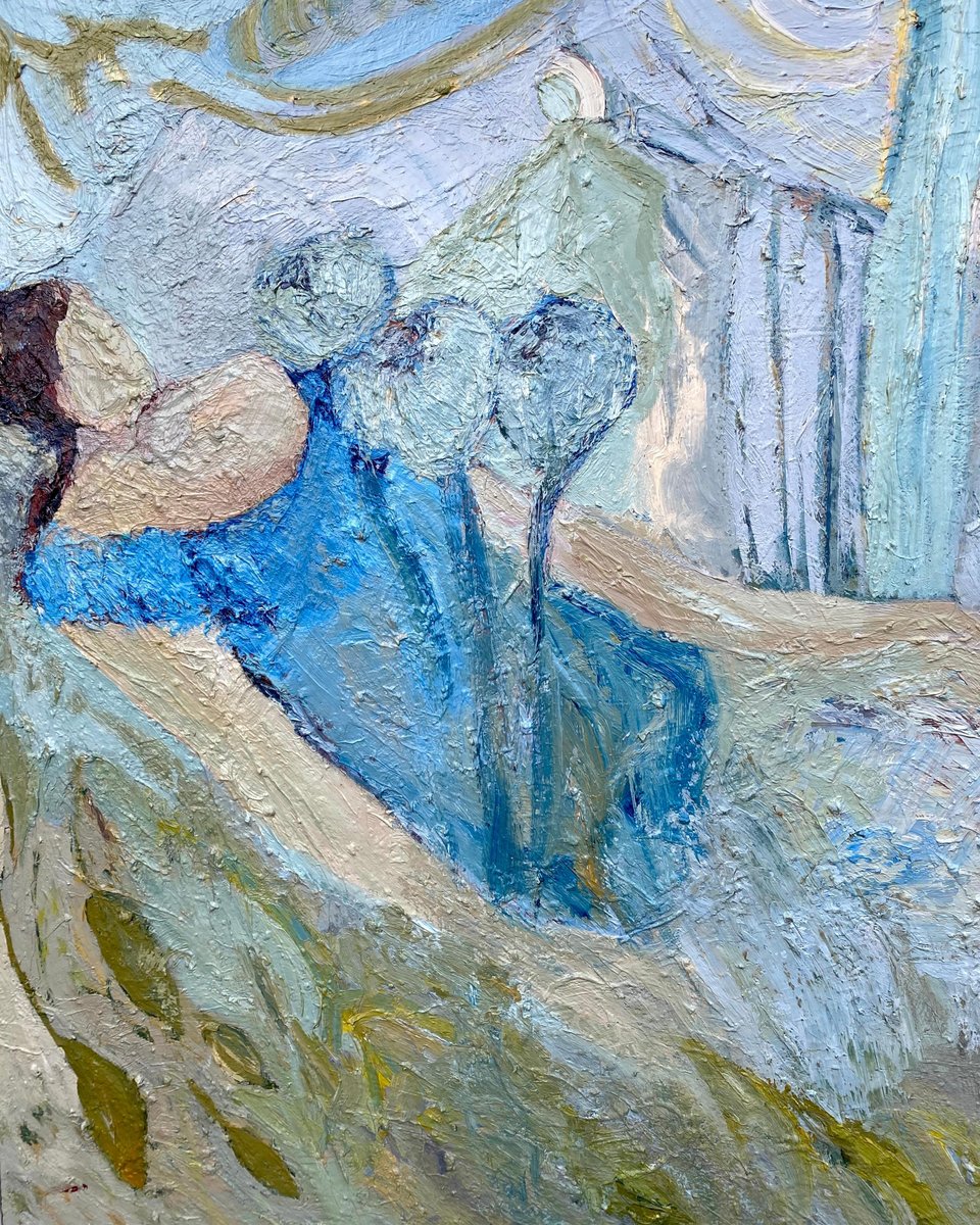 Francesca Owen, The Edge of Dreaming, Pittura a olio, 2024 in vendita ...