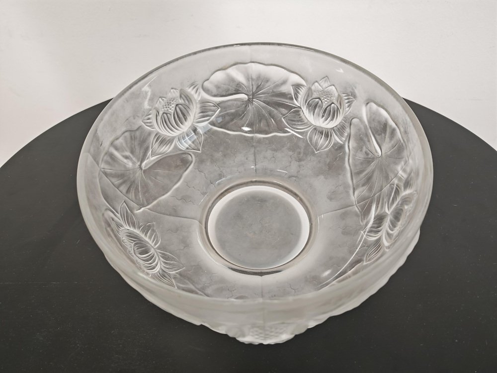 Art Deco Glass Bowl by Josef Inwald for Barolac, 1930s for sale at Pamono
