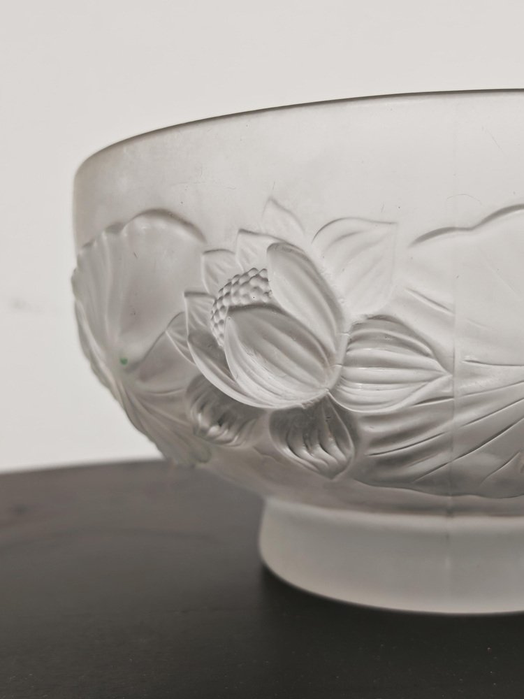 Art Deco Glass Bowl by Josef Inwald for Barolac, 1930s for sale at Pamono