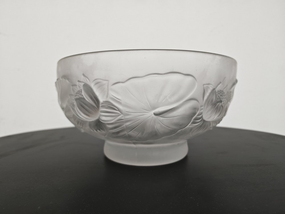 Art Deco Glass Bowl by Josef Inwald for Barolac, 1930s for sale at Pamono