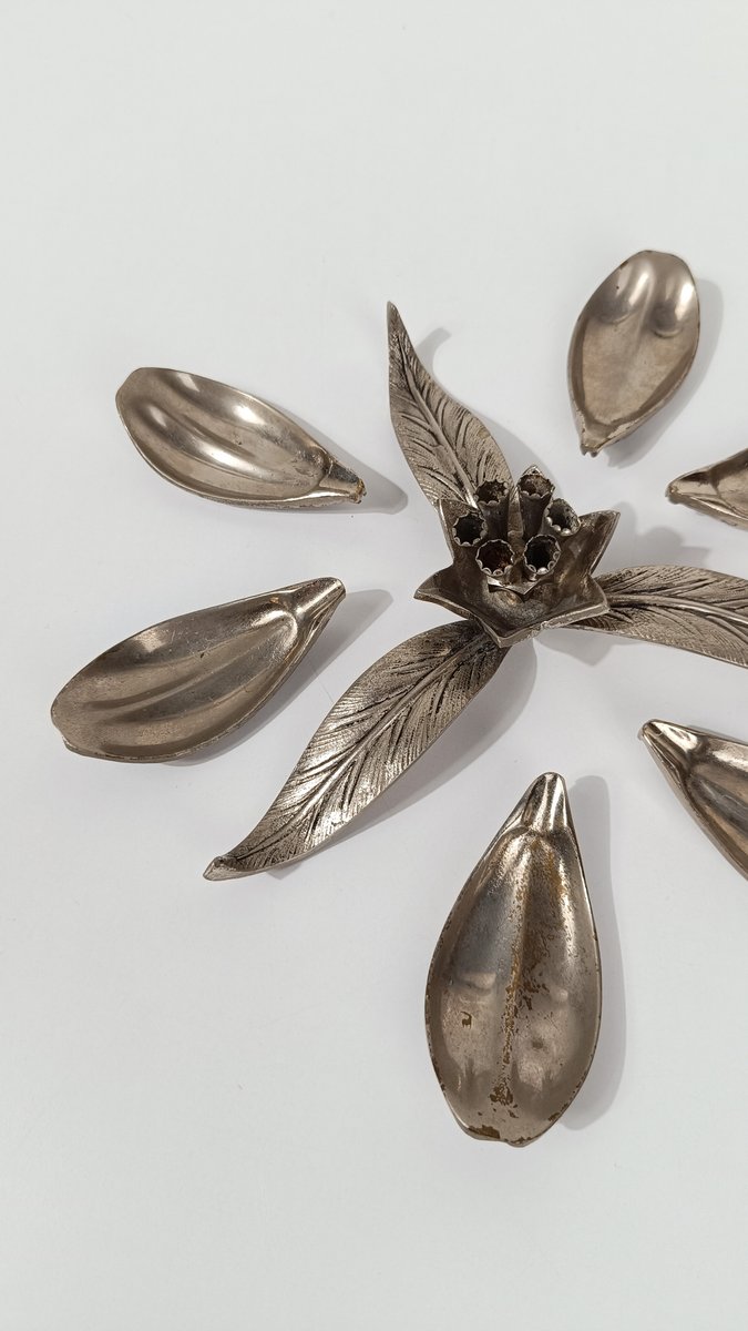 Vintage Cocktail Ashtray in Flower Shape with Removable Petals, 1970s ...