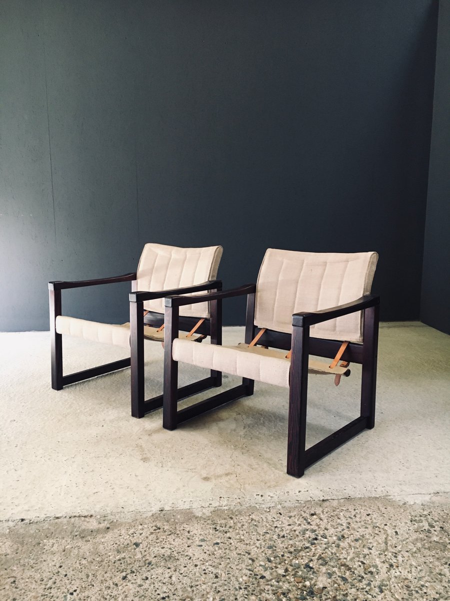 Diana Safari Lounge Chairs attributed to Karin Mobring for Ikea, 1970s ...