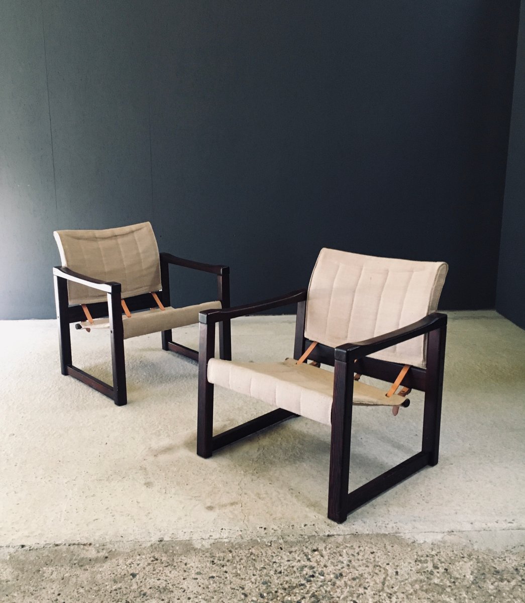 Diana Safari Lounge Chairs attributed to Karin Mobring for Ikea, 1970s ...