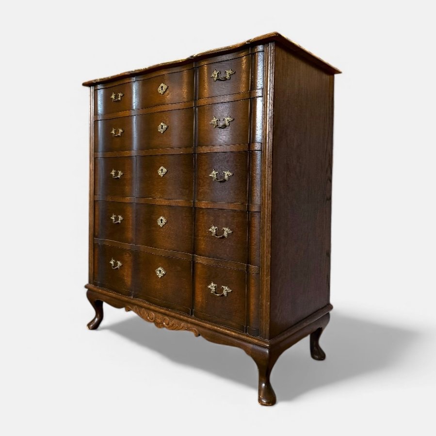 Revival Highboy Dresser, USA, 1930s-1950s for sale at Pamono