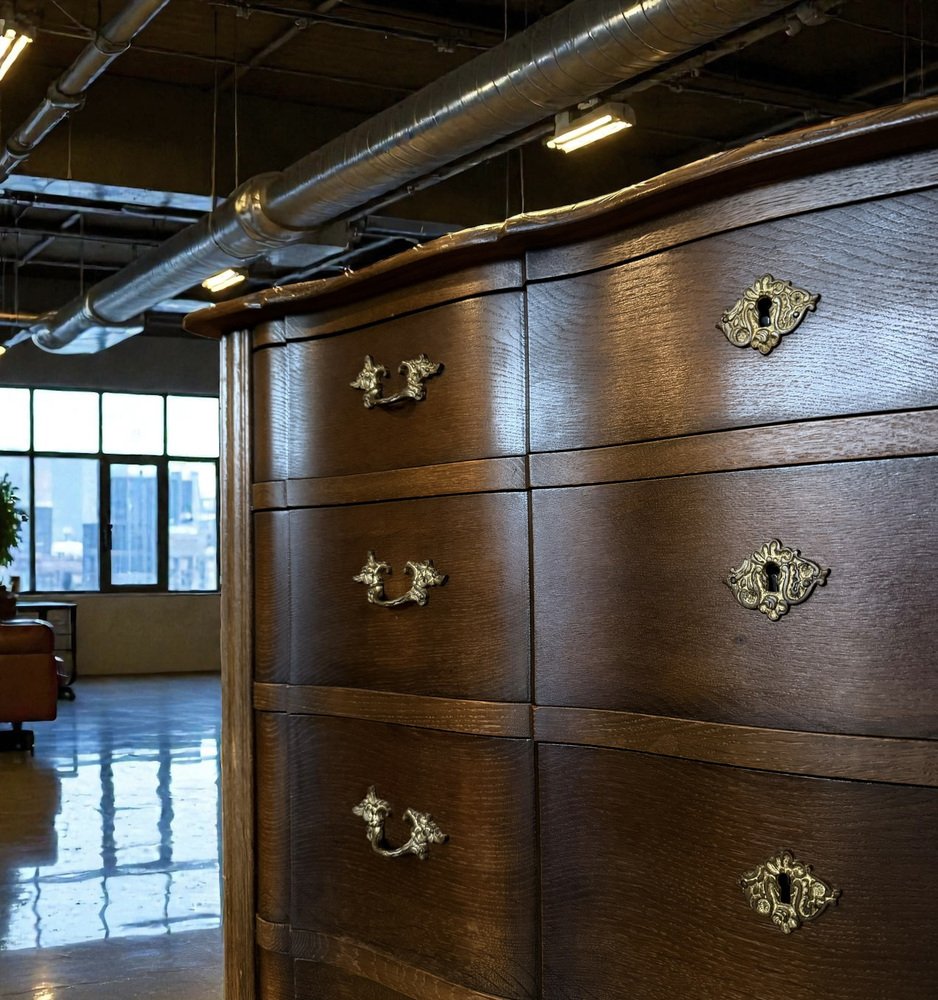 Revival Highboy Dresser, USA, 1930s-1950s for sale at Pamono