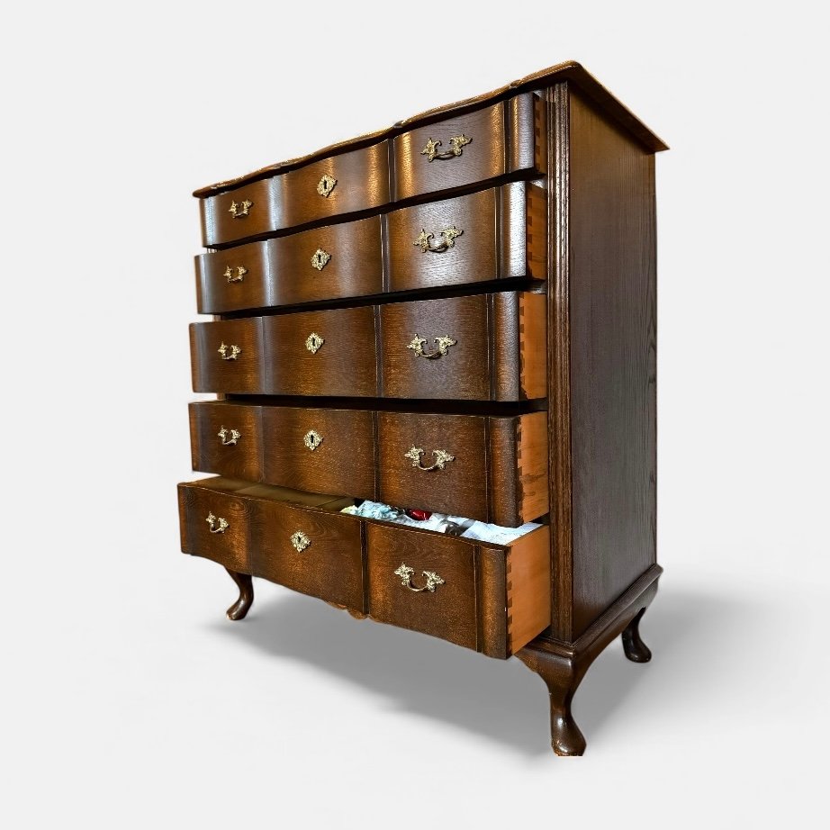 Revival Highboy Dresser, USA, 1930s-1950s for sale at Pamono