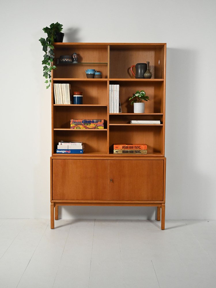 Glass-Fronted Bookcase by Marian Grabinsky for IKEA, 1960s for sale at ...