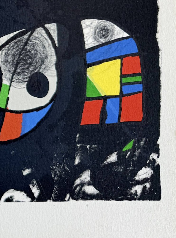 Joan Miró, Hommage à San Lazzaro, 1975, Lithograph for sale at Pamono