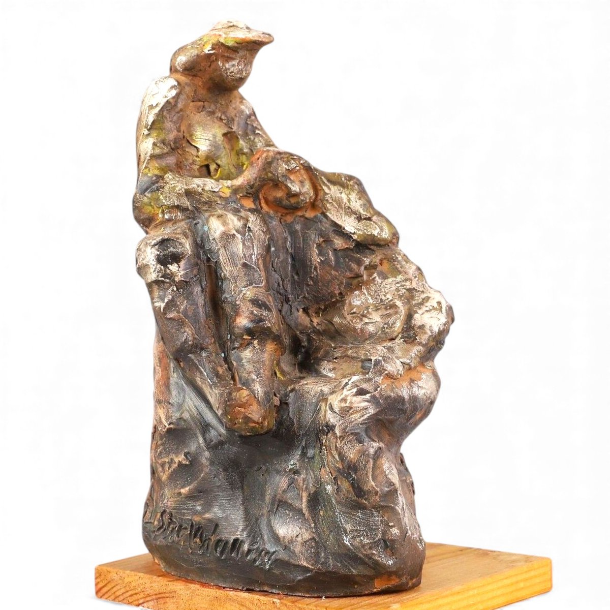Hand-Sculpted Ceramic Figure by Ester Wallin, Sweden, 1970s for sale at ...