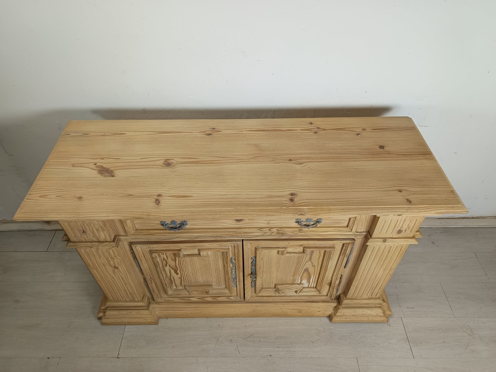 Antique Style Raw Column Sideboard, 1970s for sale at Pamono