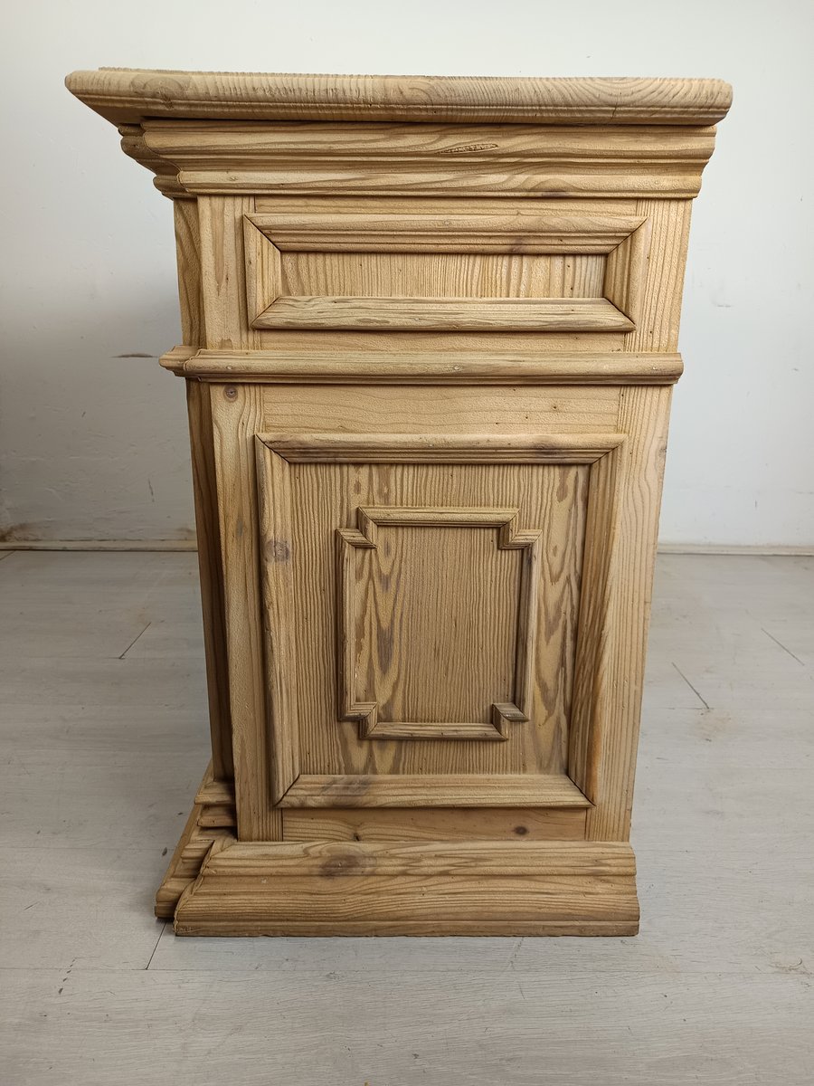 Antique Style Raw Column Sideboard, 1970s for sale at Pamono