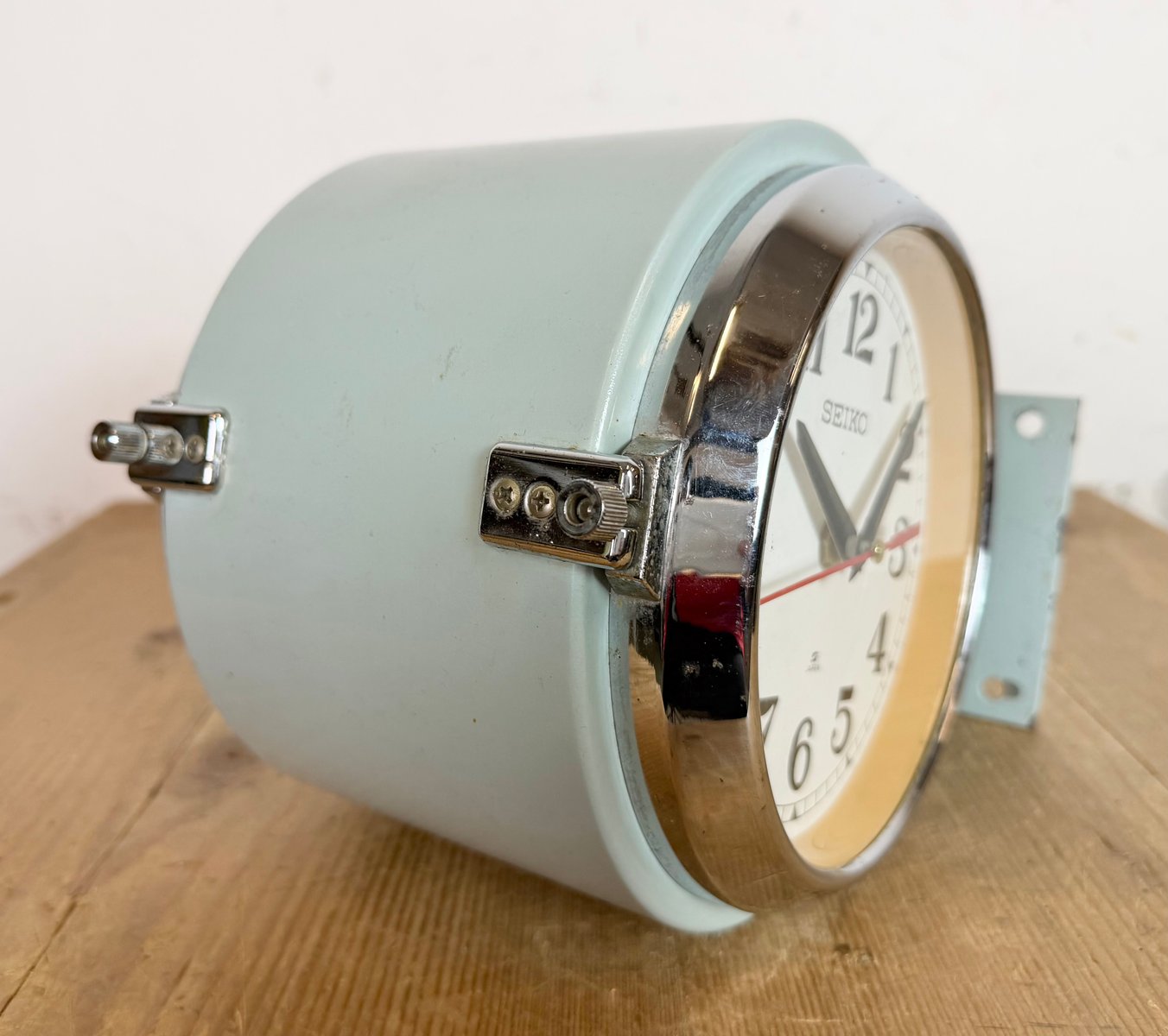 Vintage Grey Seiko Maritime Double-Sided Wall Clock, 1980s for sale at ...