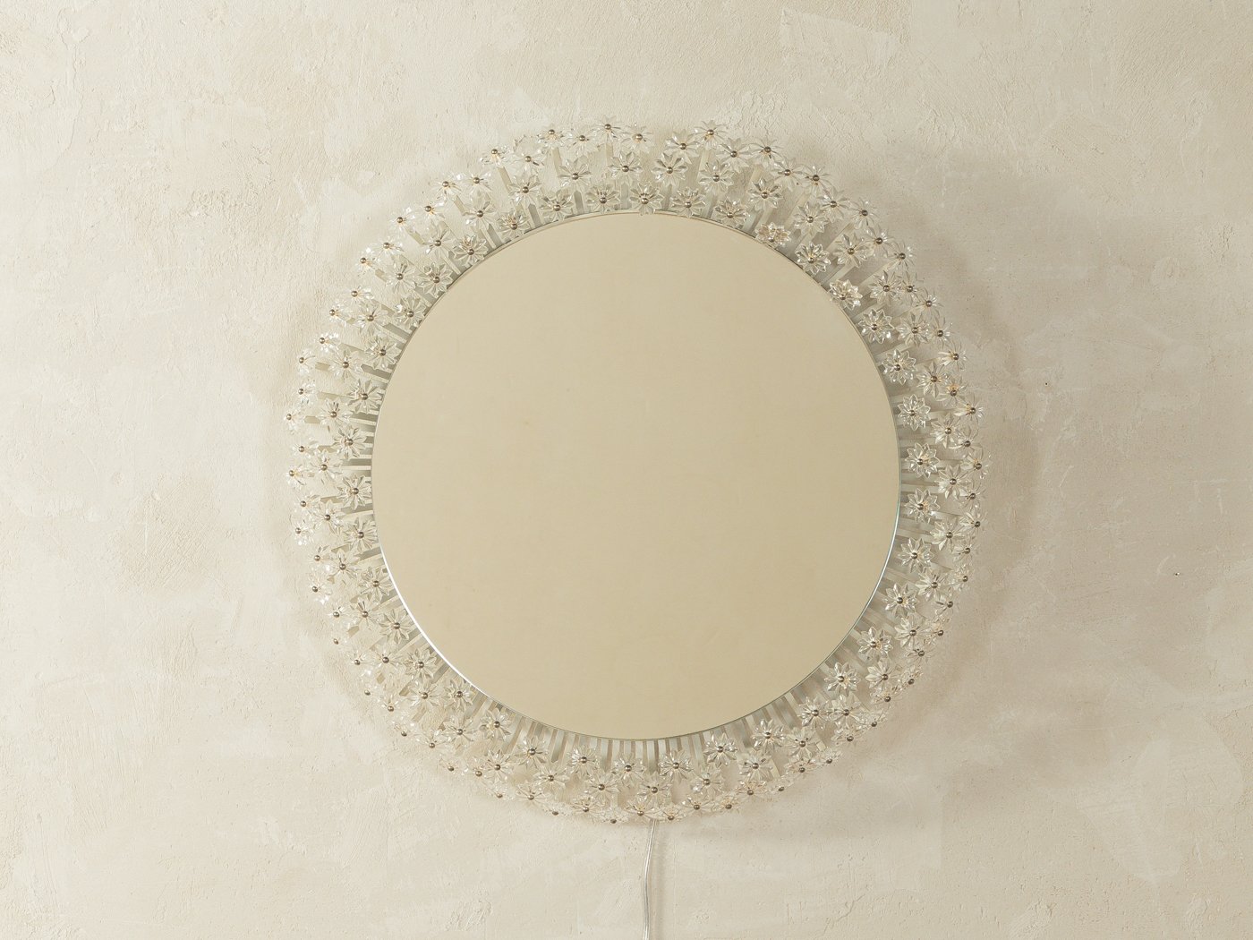 Vintage Space Age Mirror, 1960s for sale at Pamono