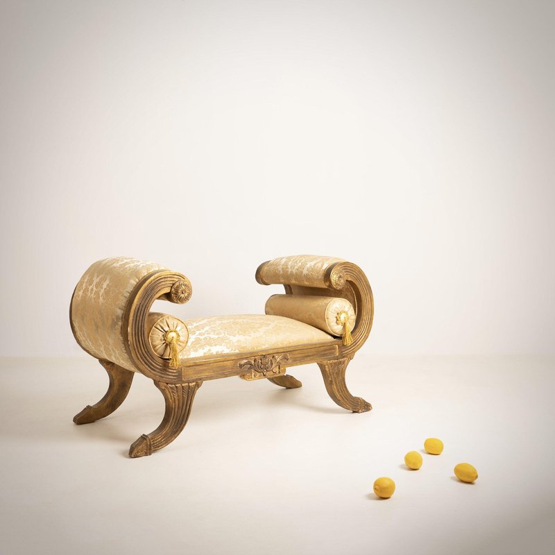 French Baroque Roman Bench, 1700s for sale at Pamono