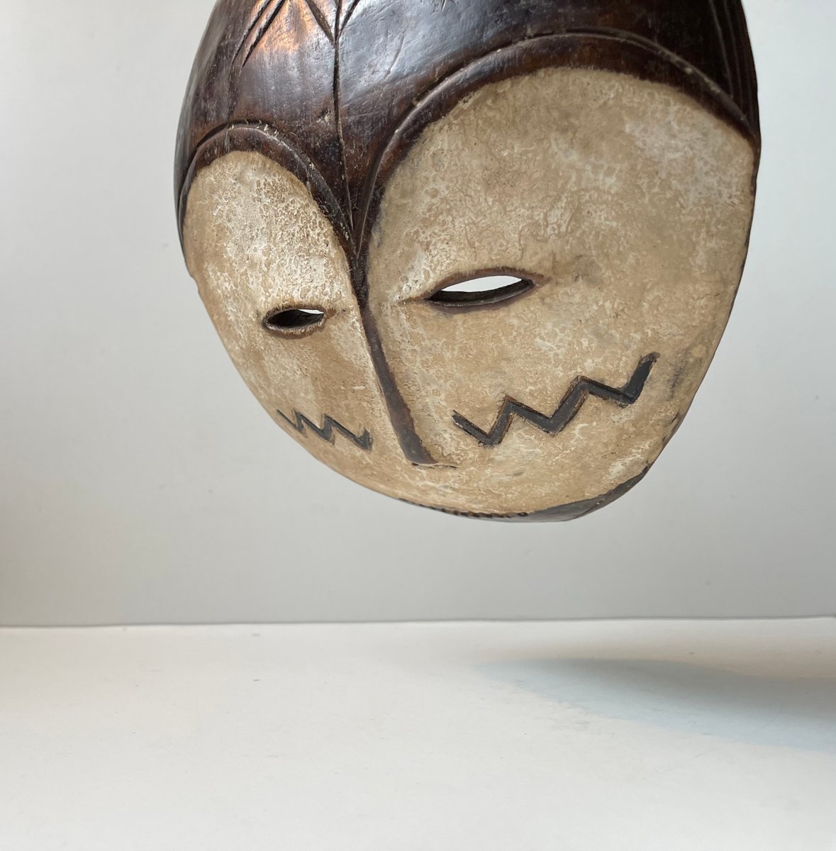 Vintage African Lega Kwele Mask, 1970s for sale at Pamono