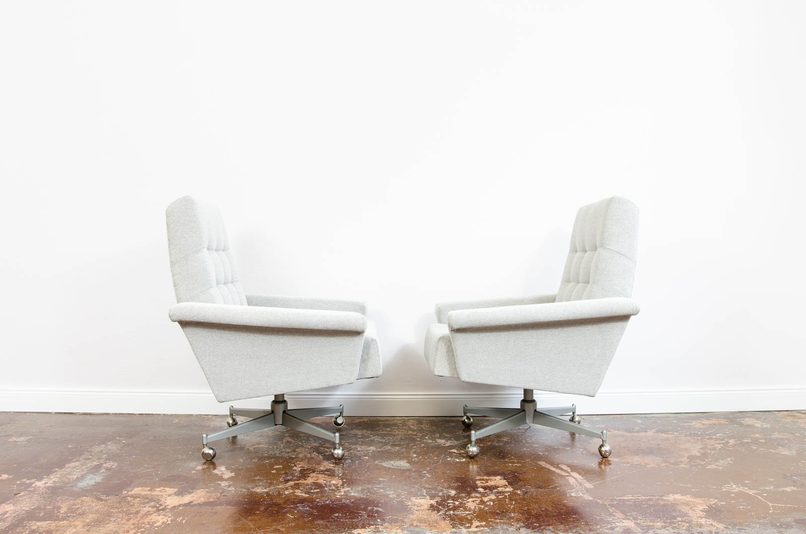 Vintage Swivel Chairs from Up Závody, 1970s, Set of 2 for sale at Pamono