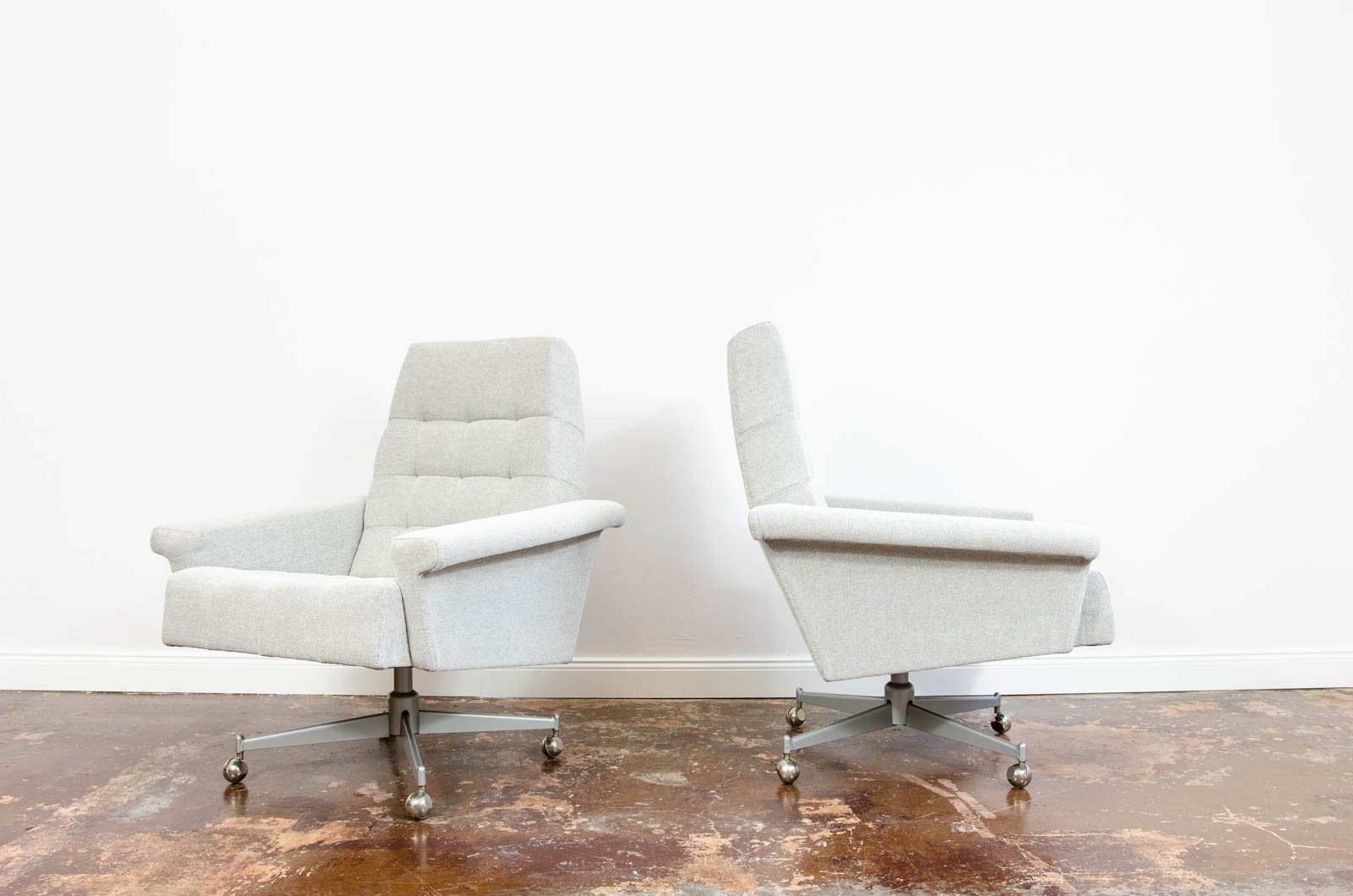 Vintage Swivel Chairs from Up Závody, 1970s, Set of 2 for sale at Pamono