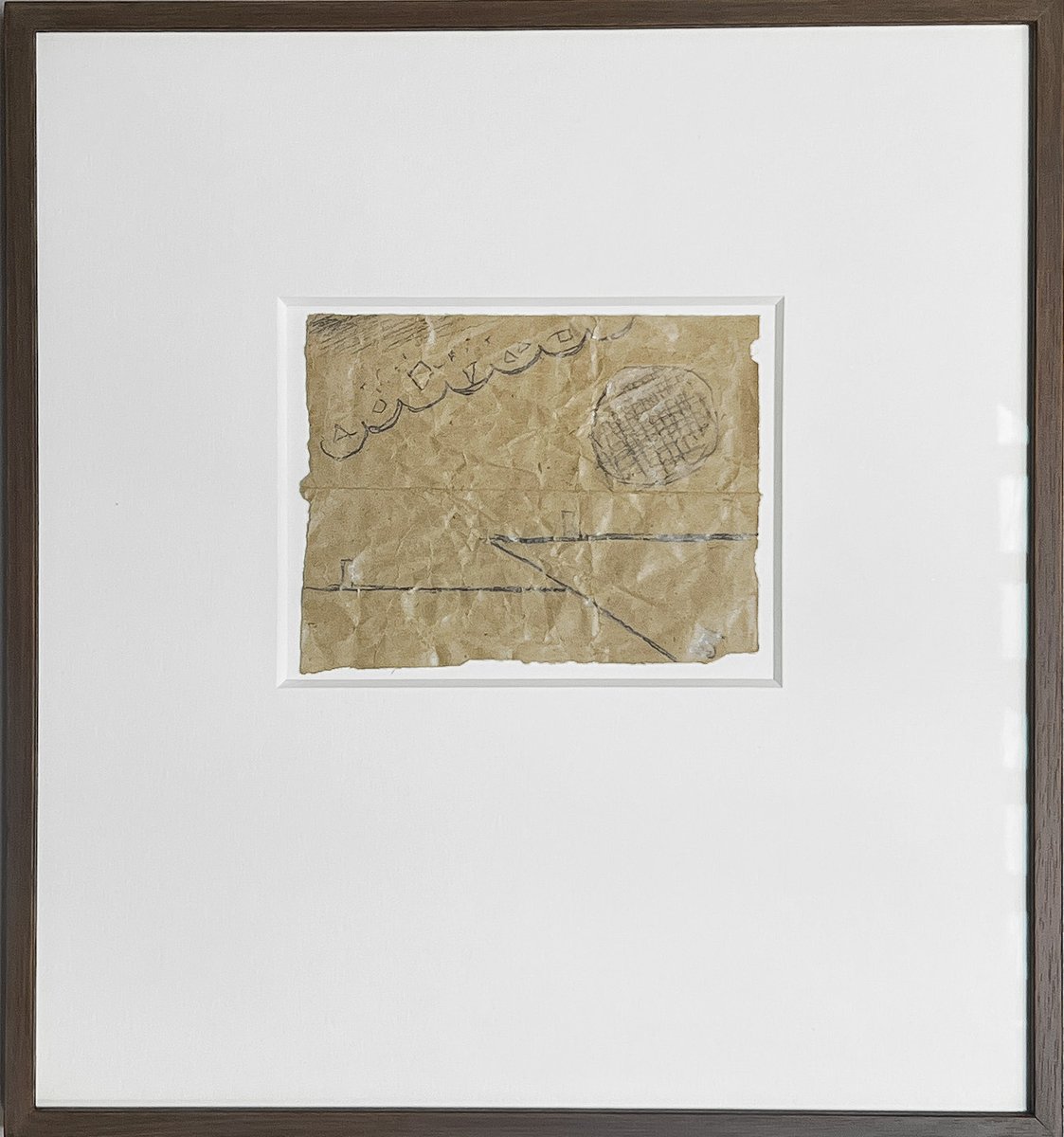 Rudolf Bauer, Bauhaus Style Prison, 1938, Pencil Drawing for sale at Pamono