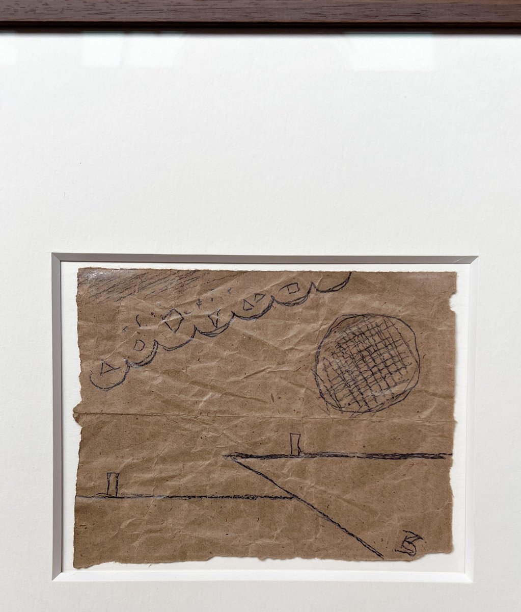 Rudolf Bauer, Bauhaus Style Prison, 1938, Pencil Drawing for sale at Pamono