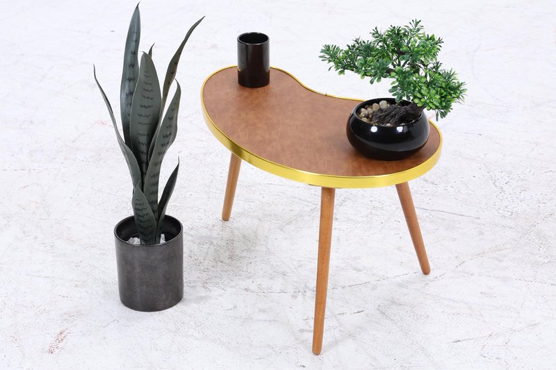 Vintage Kidney-Shaped Table, 1960s for sale at Pamono